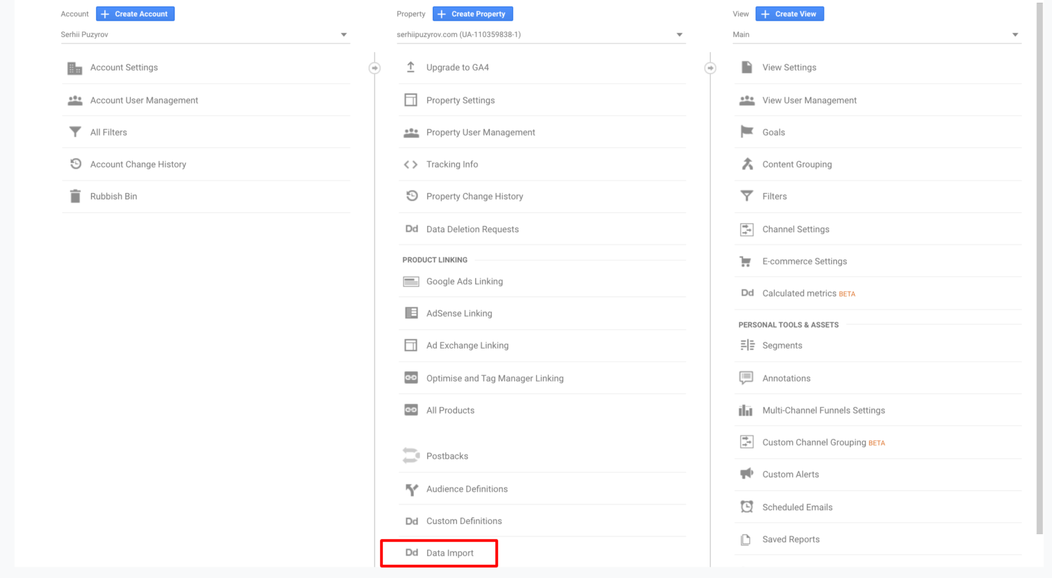 How To Import Cost Data Into Google Analytics Using API and Python - Serhii Puzyrov